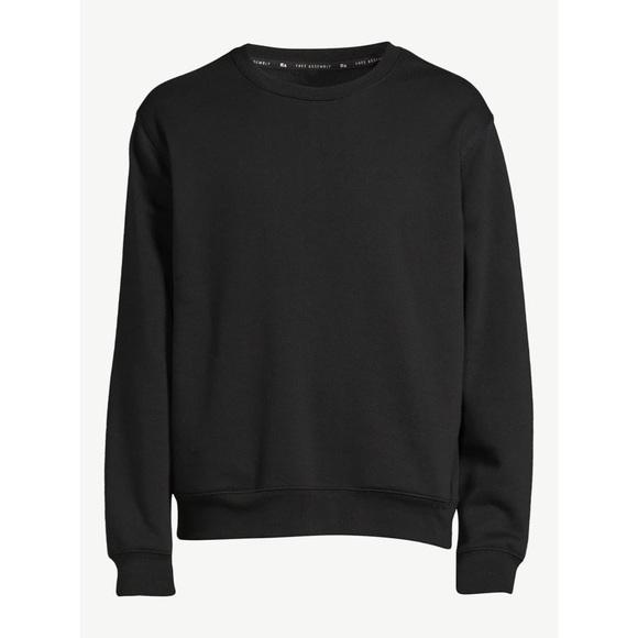 Free Assembly | Sweaters | Nwt Free Assembly Plain Black Sweatshirt ...